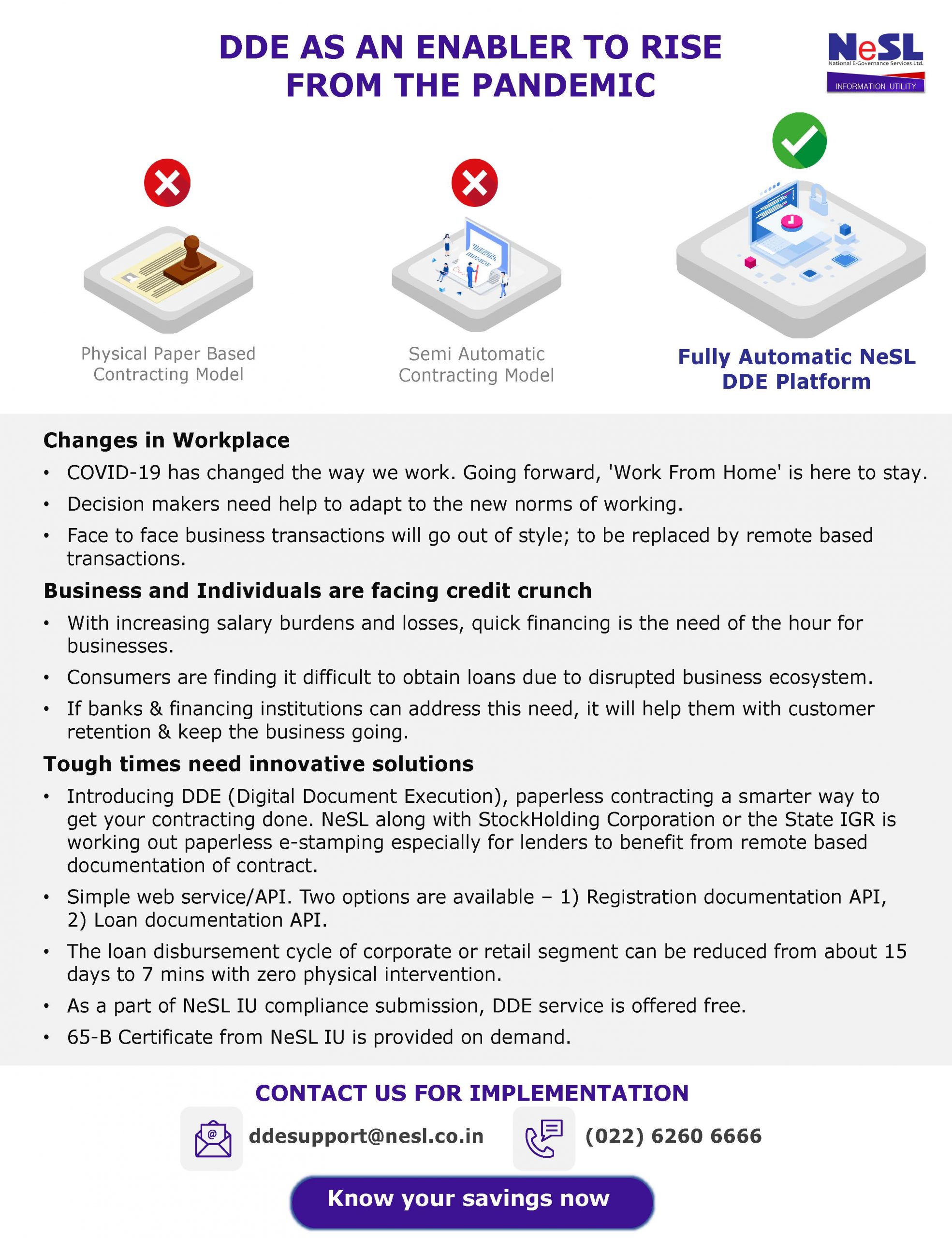NeSL- National E-Governance Services Ltd » DDE