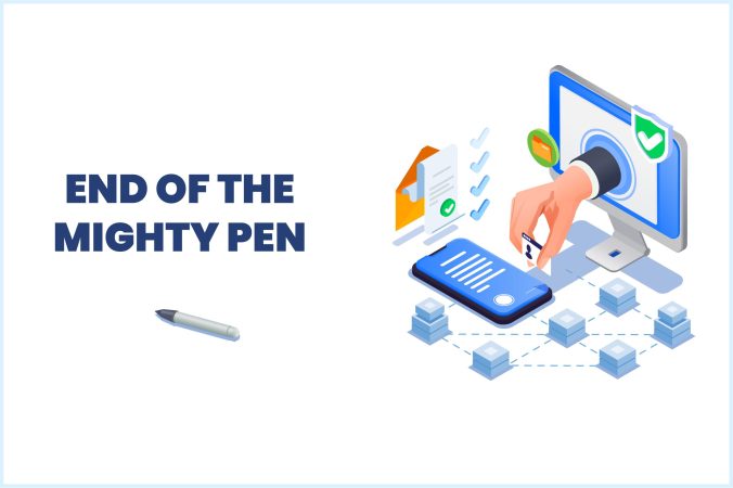 NeSL- National E-Governance Services Ltd » End of the Mighty Pen