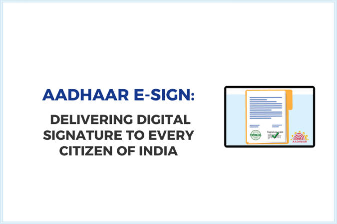 NeSL- National E-Governance Services Ltd » Aadhaar e-Sign: Delivering ...